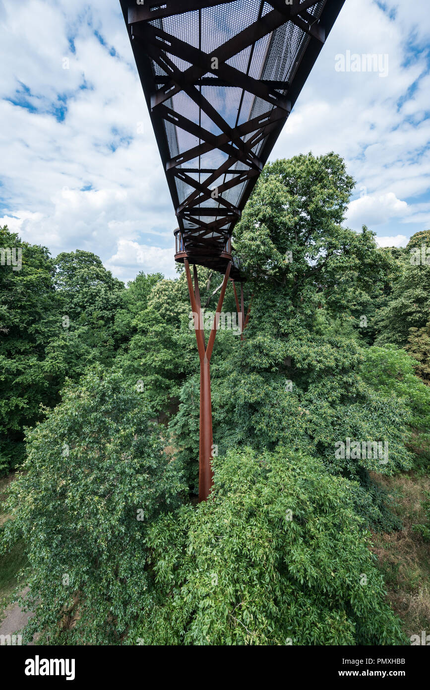Tree Top Walkway - Kew Gardens Stock Photo - Alamy