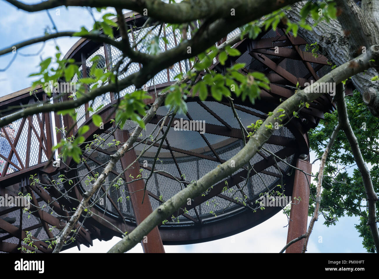 Tree Top Walkway - Kew Gardens Stock Photo - Alamy