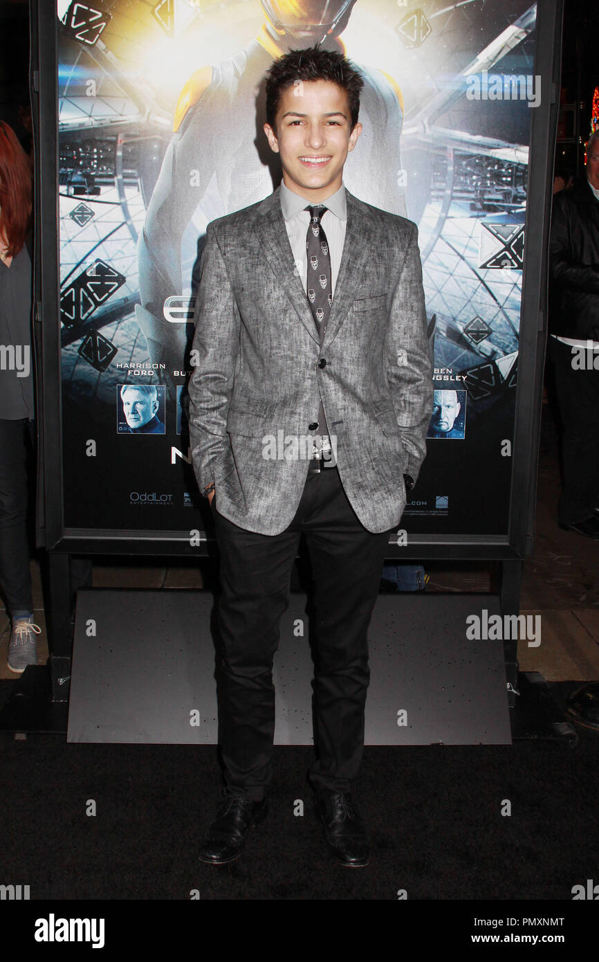 Aramis Knight 10/28/2013 "Ender's Game" Premiere held at the TCL ...