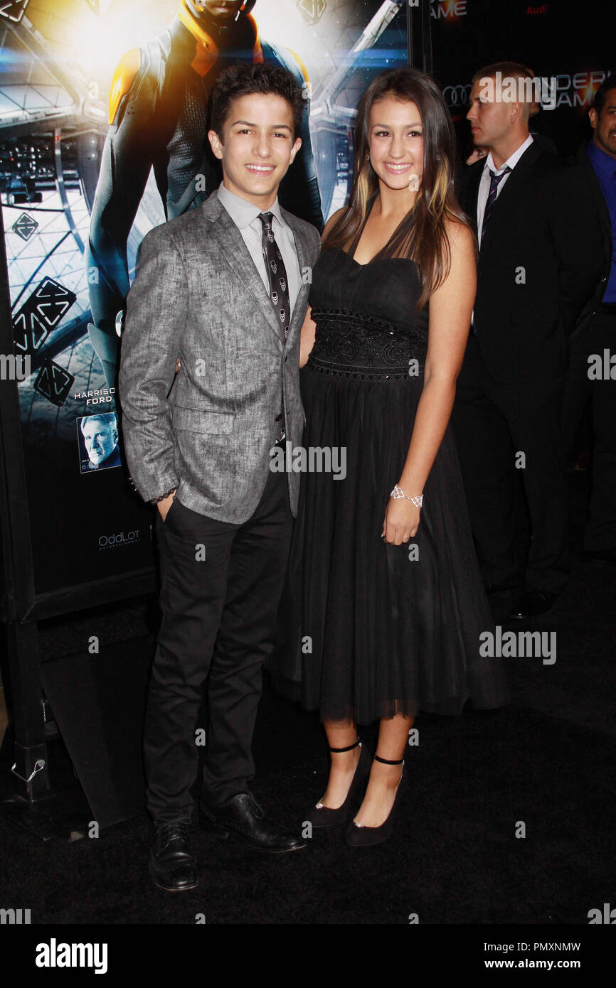 Aramis Knight 10/28/2013 "Ender's Game" Premiere held at the TCL ...