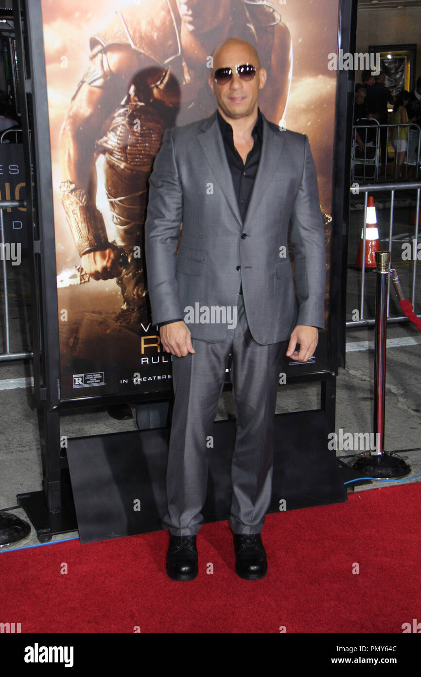 08/28/2013 "Riddick" World Premiere held at Regency Village Theater in ...