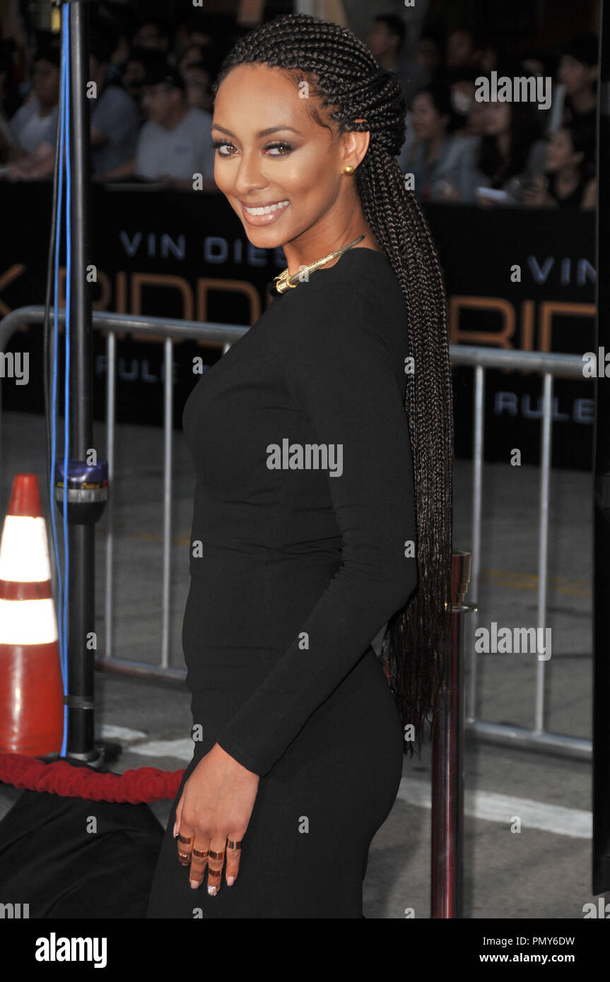 Keri Hilson at the "Riddick" Los Angeles Premiere held at the Regency ...