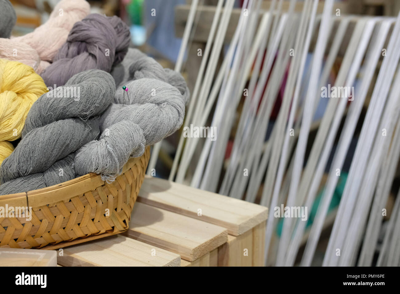 Dyeing thread hi-res stock photography and images - Alamy