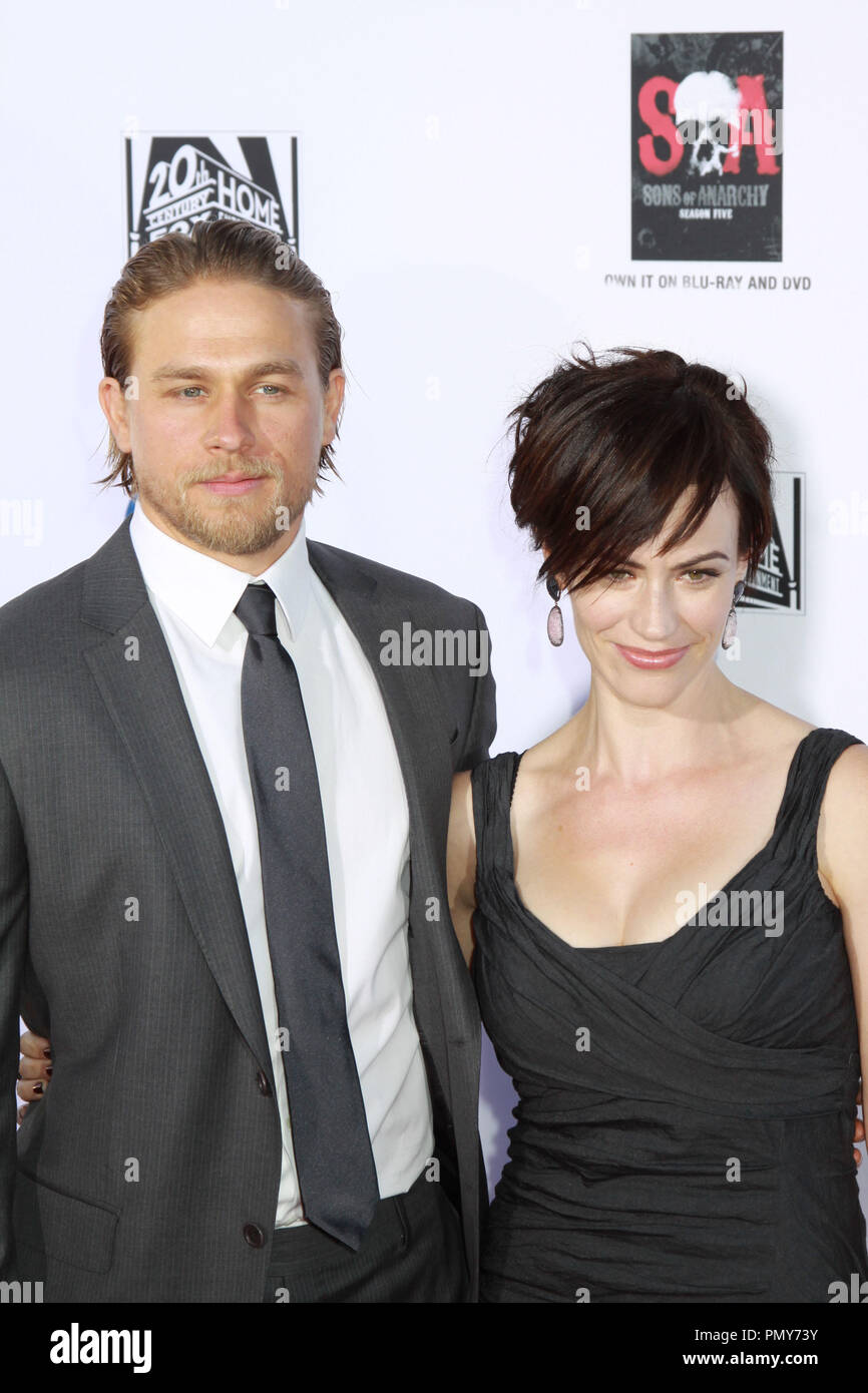 Charlie Hunnam, Maggie Siff 09/07/2013 "Sons of Anarchy" Season Six Premiere held at Dolby ...