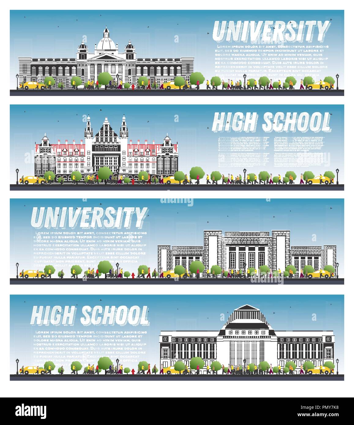 Main campus Stock Vector Images - Alamy