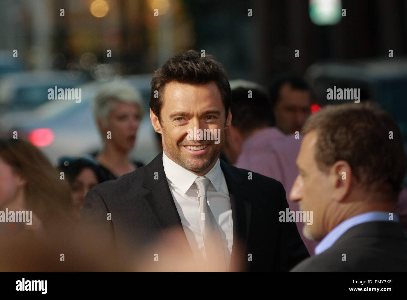 Hugh Jackman at the Premiere of Warner Bros. Pictures' "Prisoners ...
