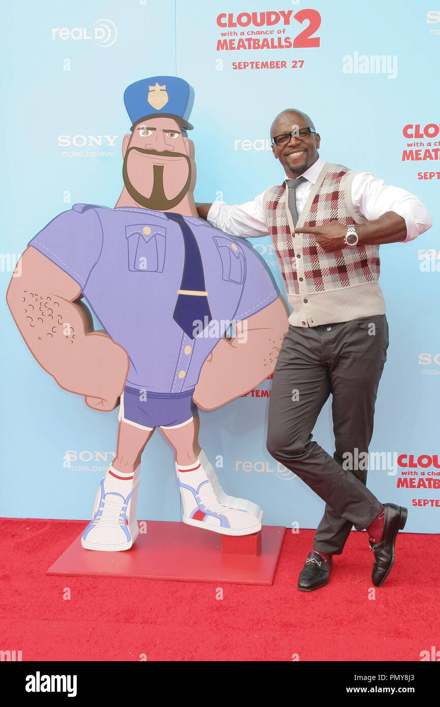 Terry Crews 09/21/2013 "Cloudy With A Chance Of Meatballs 2" Premiere ...