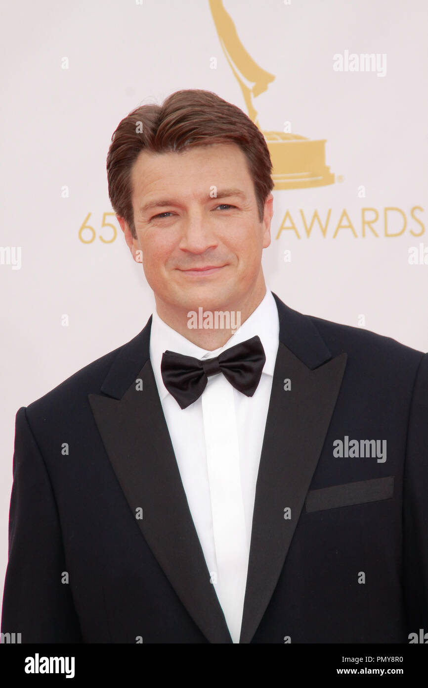 Nathan Fillion at the 65th Primetime Emmy Awards held at the Nokia ...