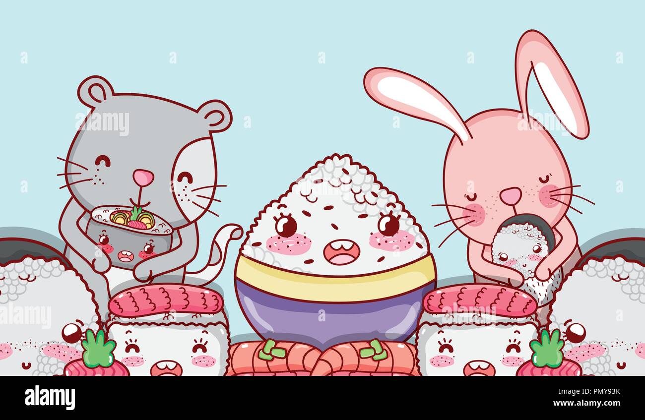 Cute Japanese Cartoon Animals