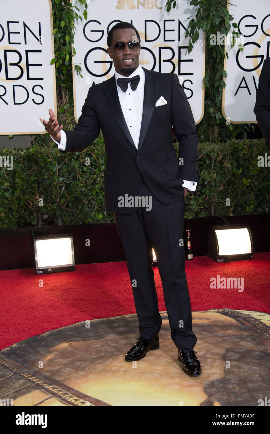 Sean Combs attends the 71st Annual Golden Globes Awards at the Beverly ...