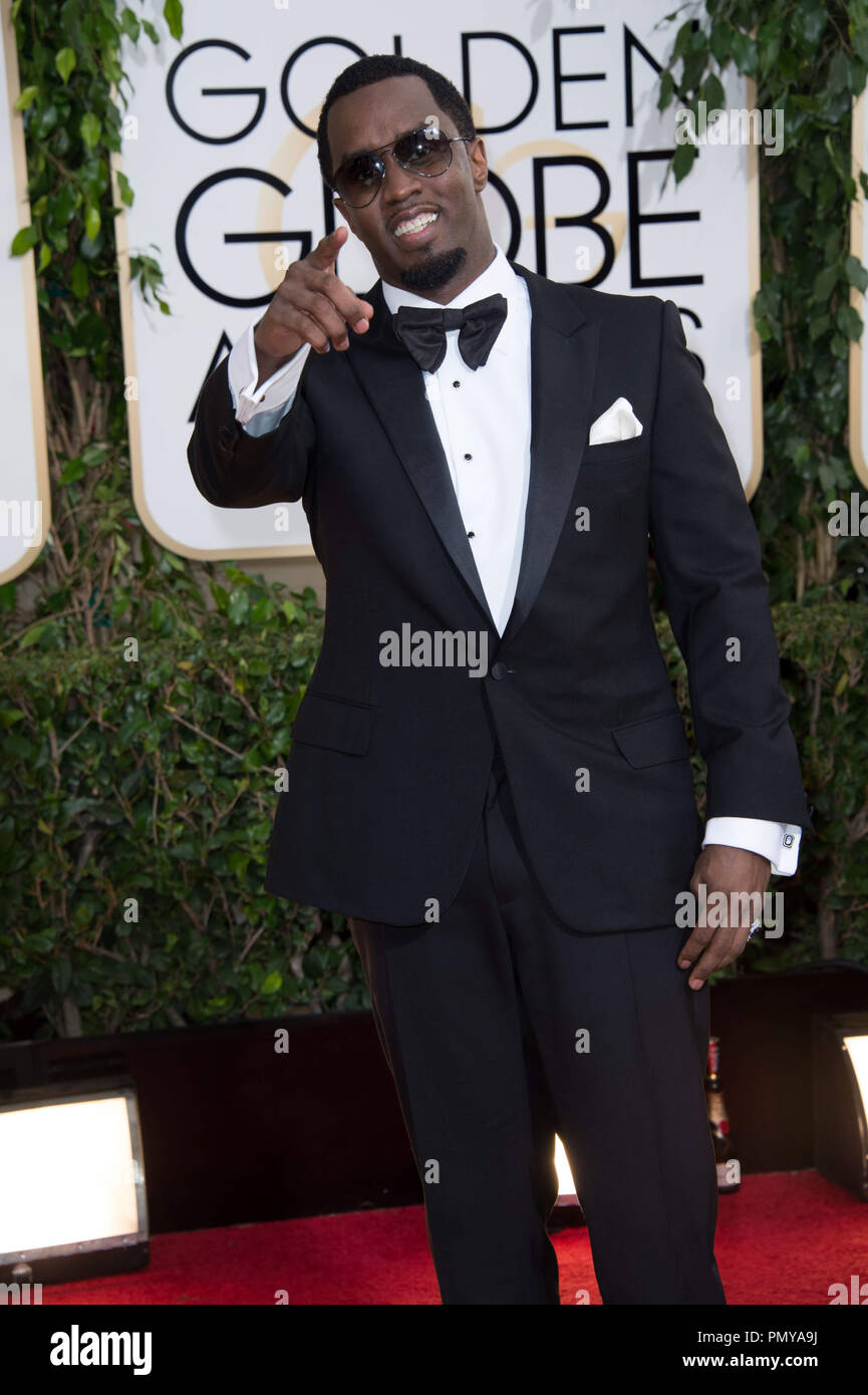 Sean Combs attends the 71st Annual Golden Globes Awards at the Beverly ...