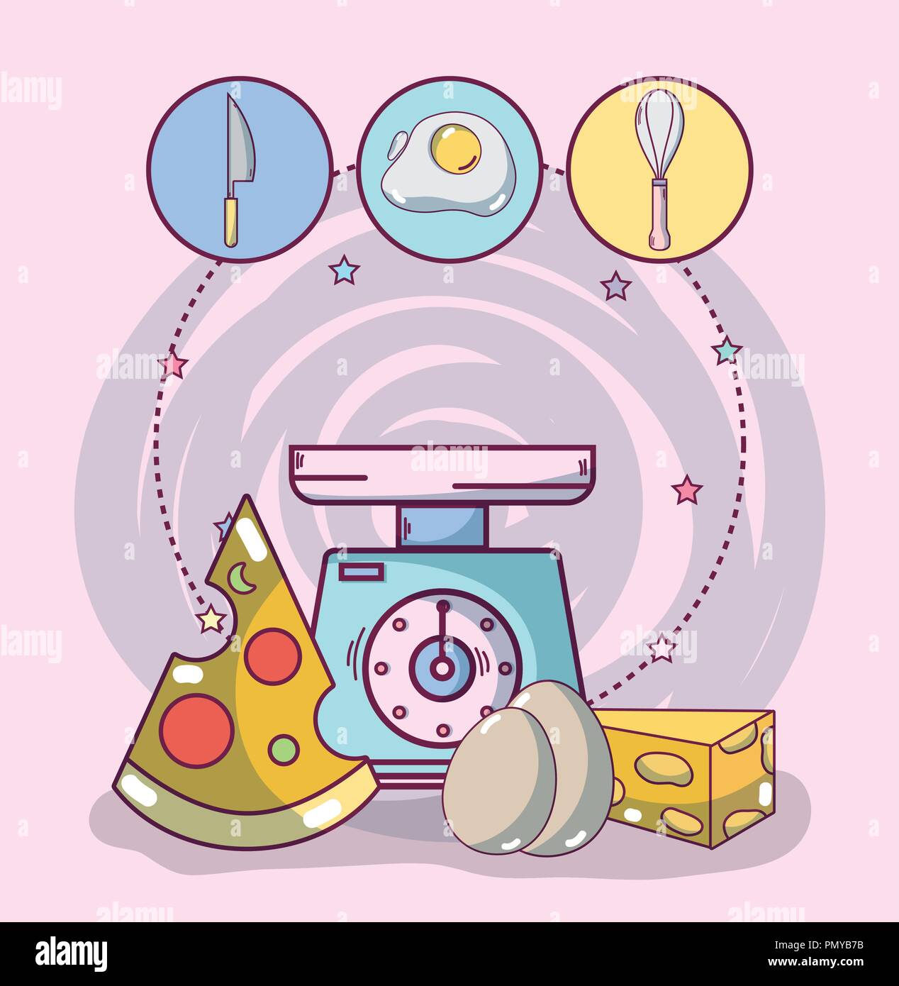 Food and kitchen supplies Stock Vector Image & Art - Alamy