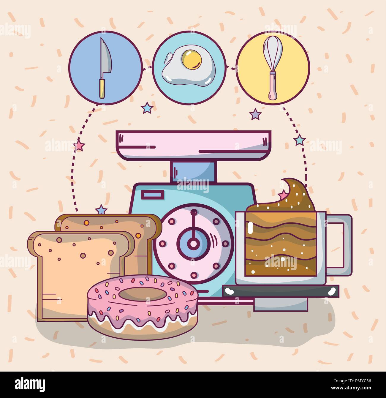 Food and kitchen supplies Stock Vector Image & Art - Alamy