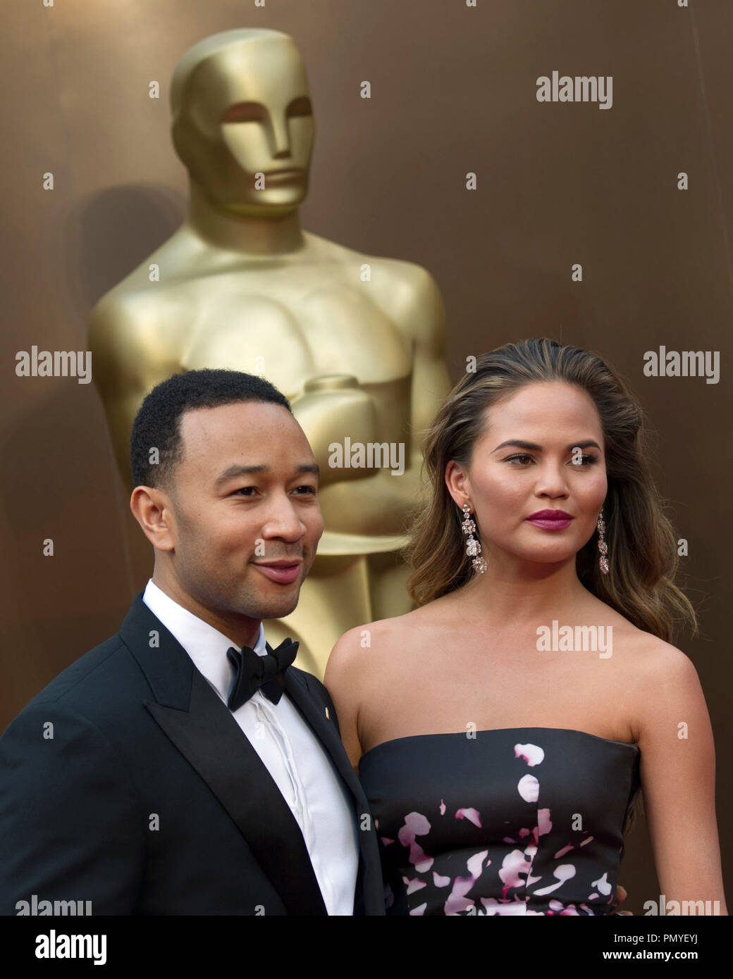 John Legend and Chrissy Teigan arrive for the live ABC Telecast of The ...