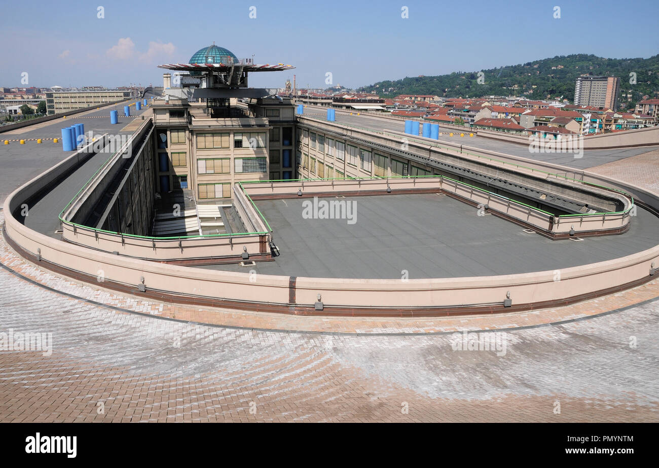 Italy, Piedmont, Turin, Lingotto rooftop test track Stock Photo - Alamy