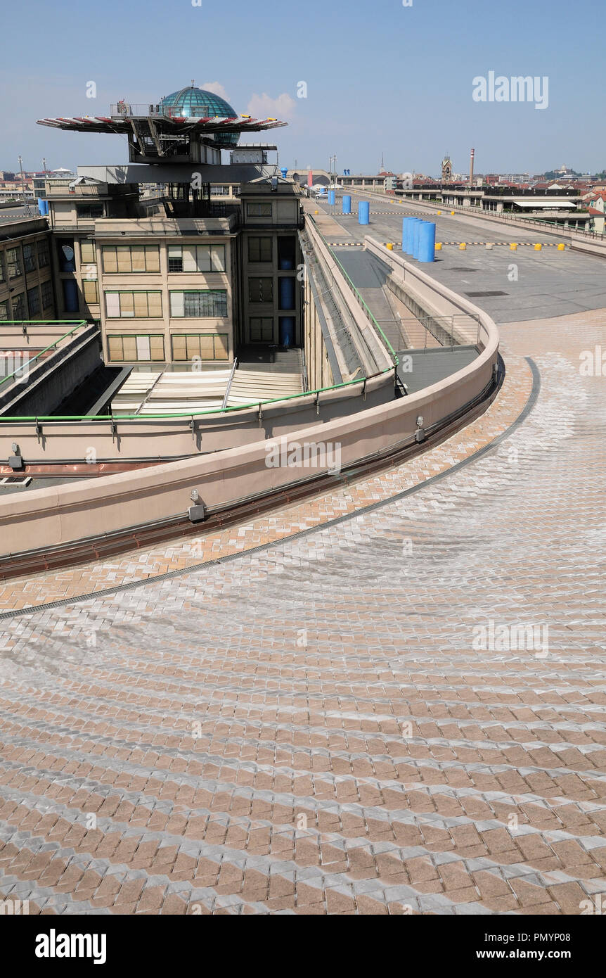 Italy, Piedmont, Turin, Lingotto rooftop test track Stock Photo - Alamy