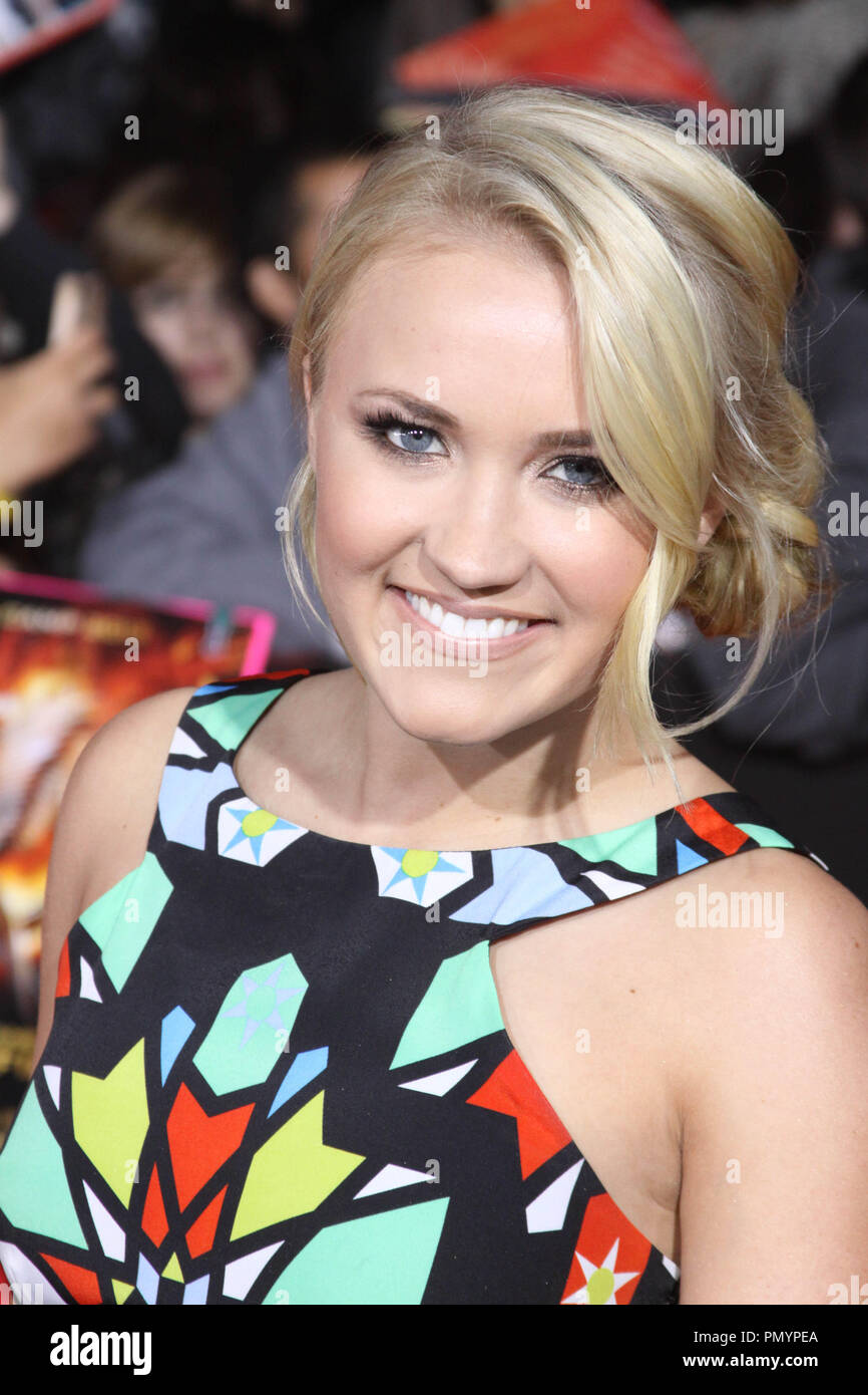 Emily Osment at the US Premiere of Lionsgate's "The Hunger Games ...