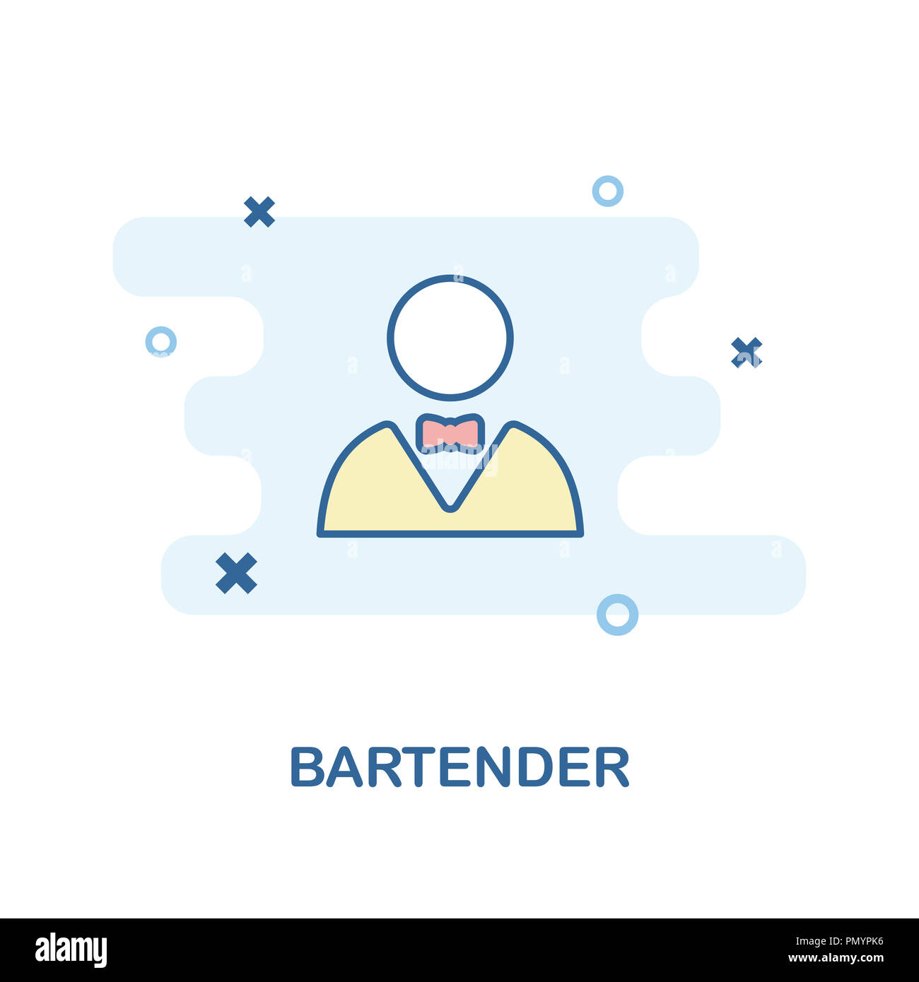 Bartender Cut Out Stock Images & Pictures - Alamy