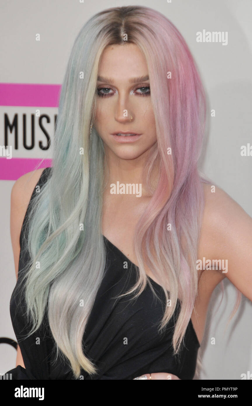 Ke$ha (aka Kesha Rose Sebert) at the 2013 American Music Awards ...
