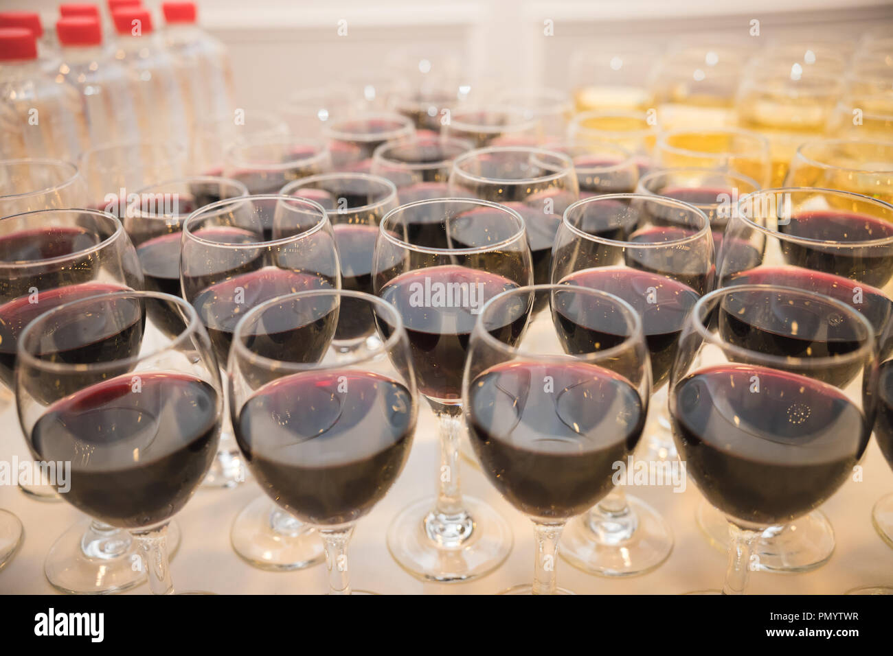 Different alcohol glasses wedding catering hi-res stock photography and ...