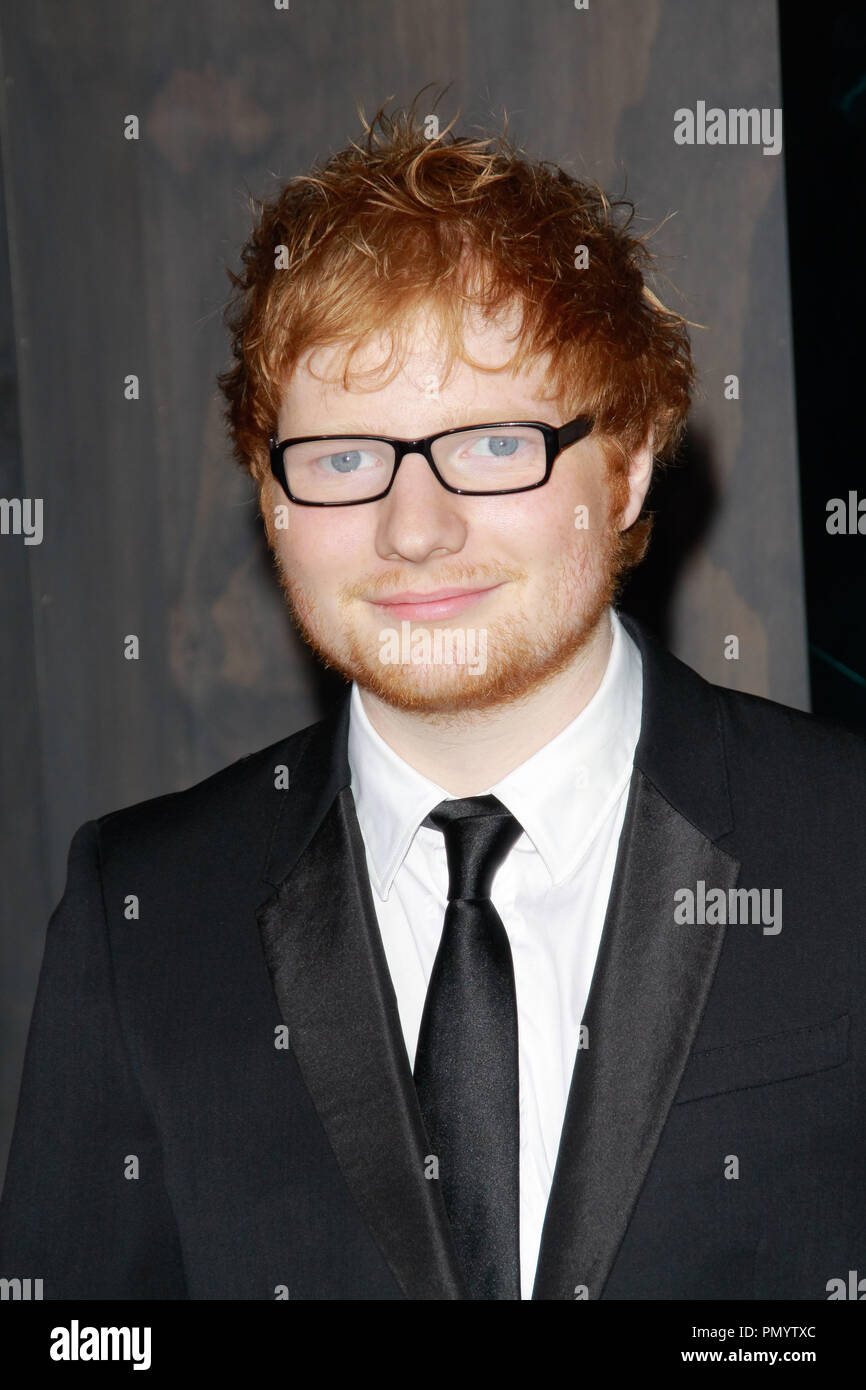 Ed Sheeran at the Premiere of New Line Cinema, Metro Goldwyn Mayer ...