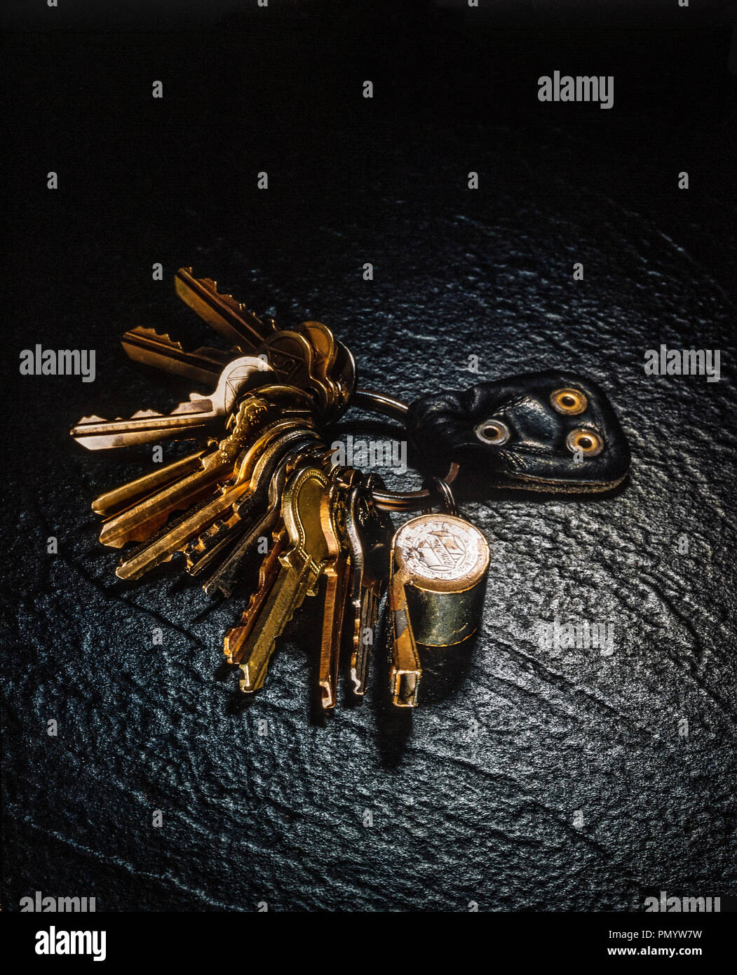 Old Key Ring Stock Photo - Alamy