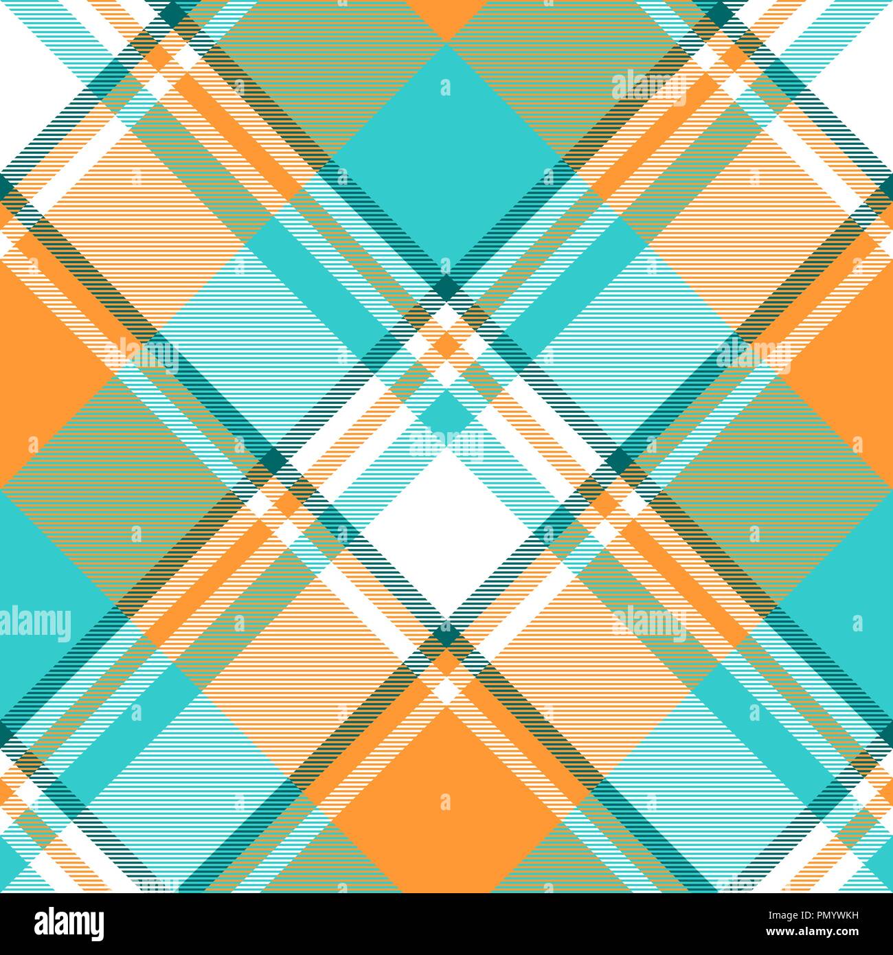 Madras check plaid light seamless pattern. Vector illustration Stock ...