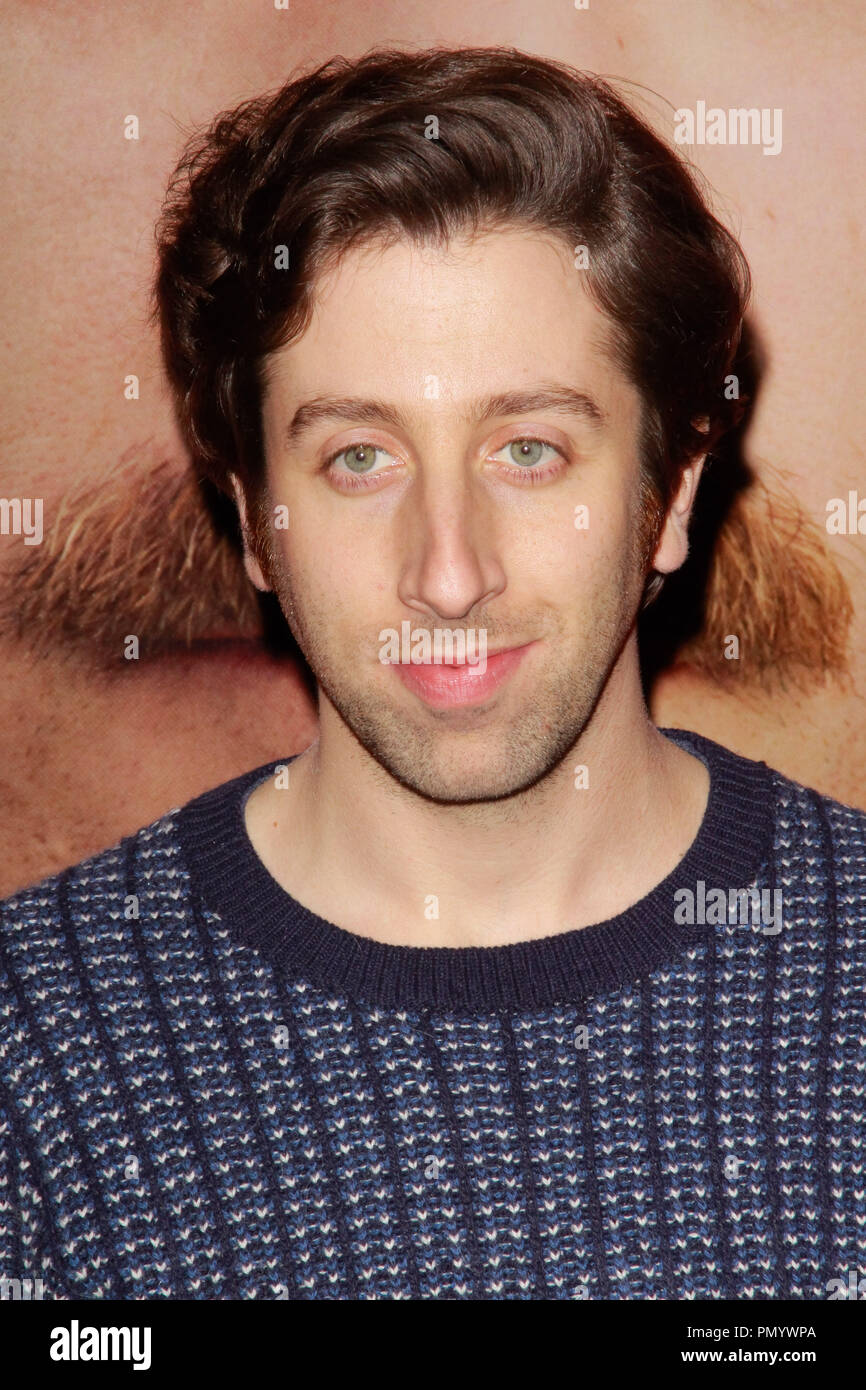 Simon Helberg at the Los Angeles Premiere of Warner Bros. Pictures ...