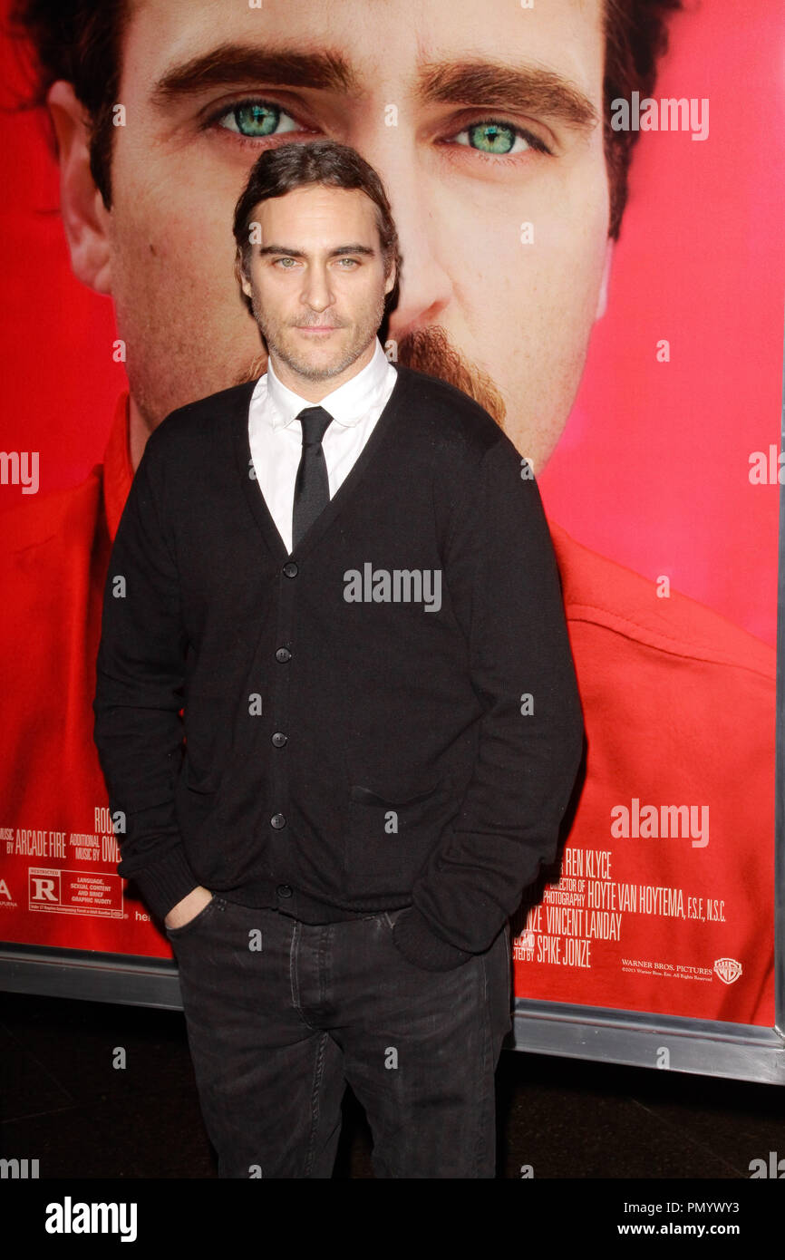 Joaquin Phoenix at the Los Angeles Premiere of Warner Bros. Pictures ...