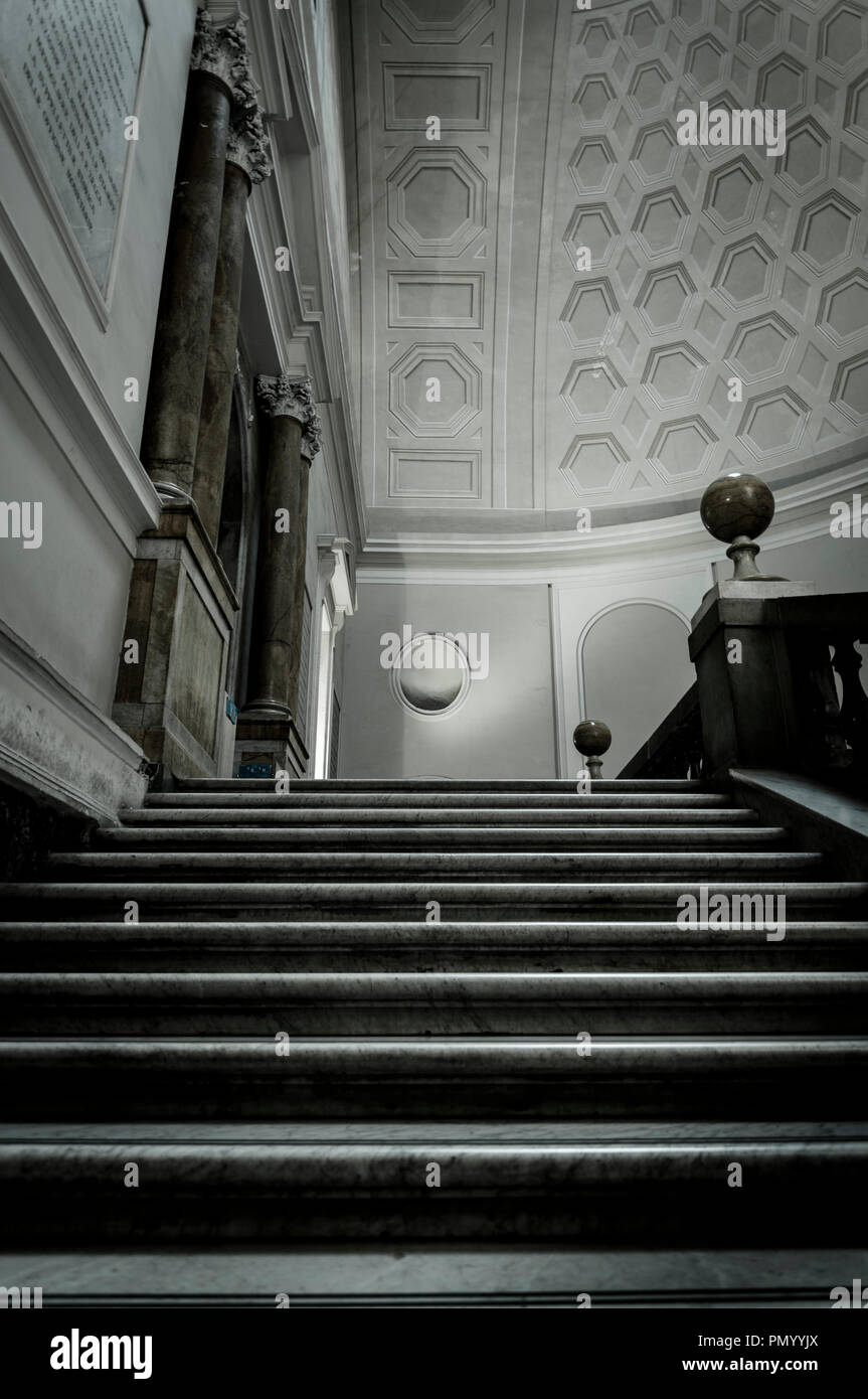 Classical interior, Archeology museum, Naples, Italy Stock Photo - Alamy