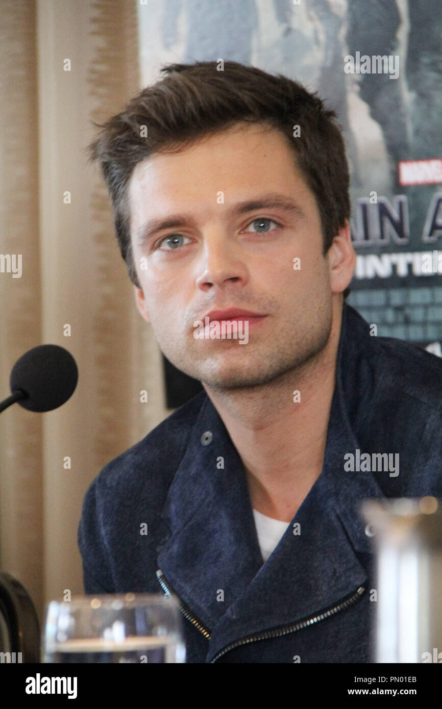 Sebastian Stan 03/12/2014 Press Conference for "Captain America: The ...