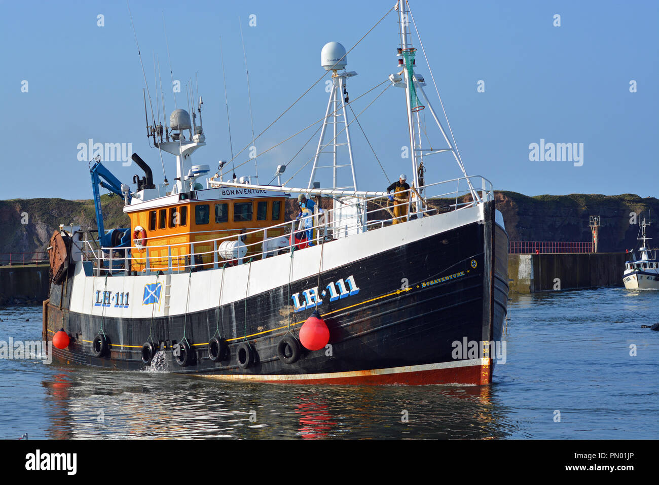 Fishing Trawler at Eyemouth, Scotland Stock Photo - Alamy