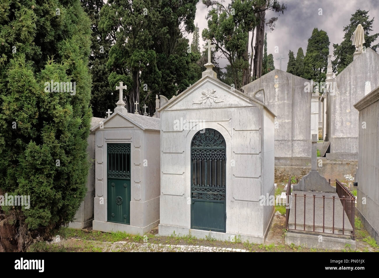 Details of an old european cemetery Stock Photo - Alamy