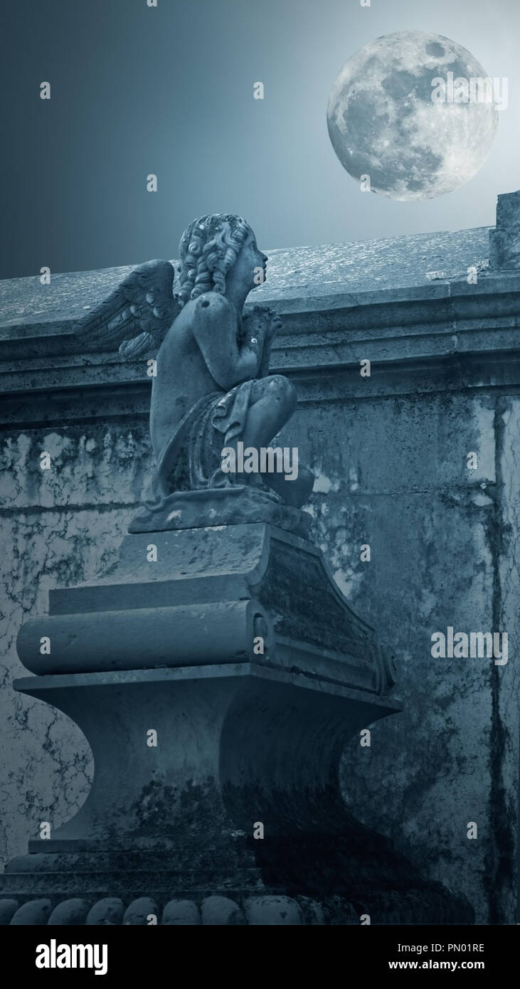 Statue from graveyard hi-res stock photography and images - Alamy