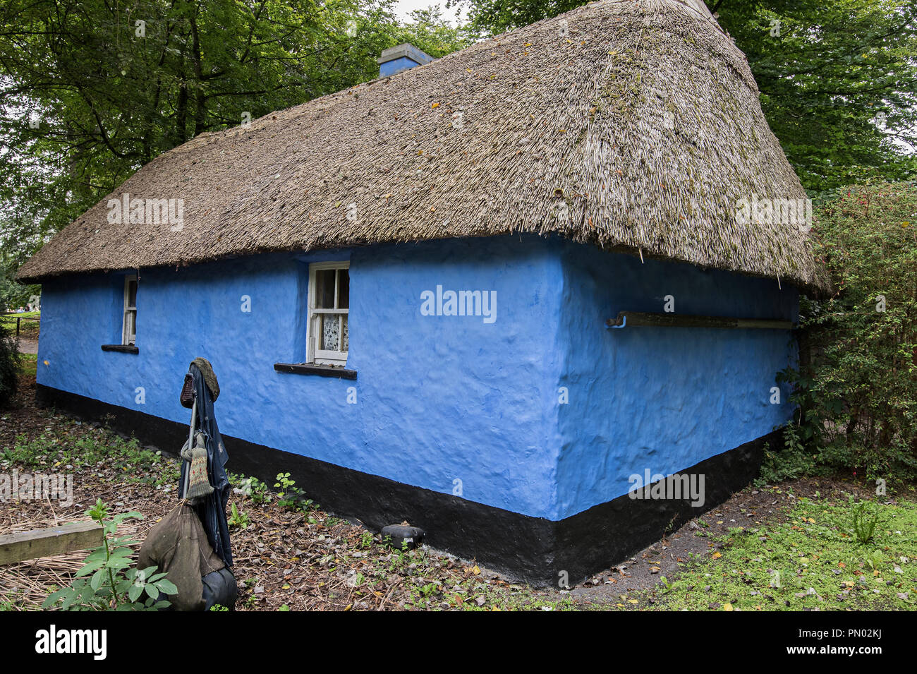 Irish thatched cottage Stock Photo - Alamy