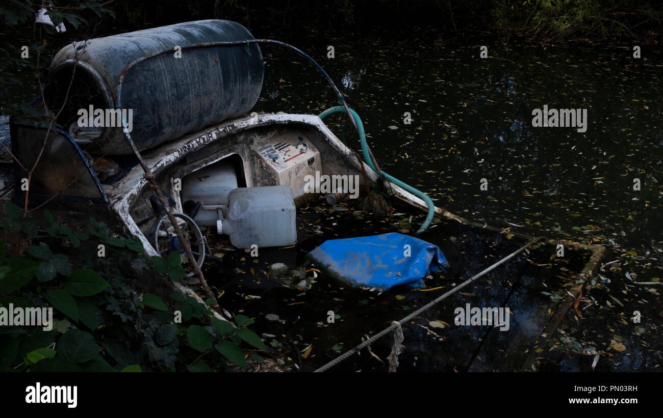 This photo shows how even beautiful things as a boats can become a ...