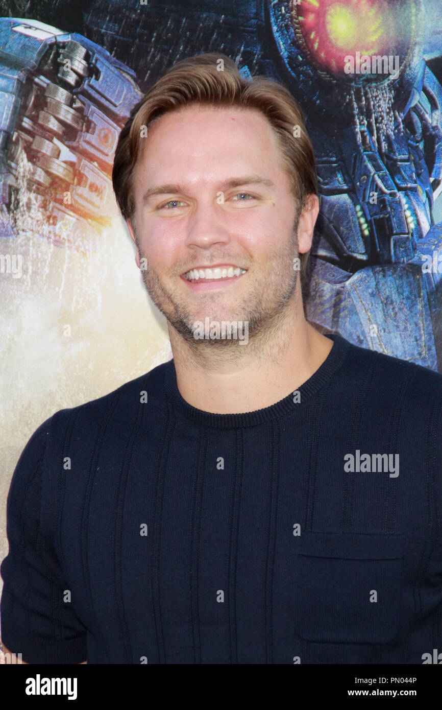 Scott Porter at the Premiere of Warner Bros. Pictures' "Pacific Rim ...