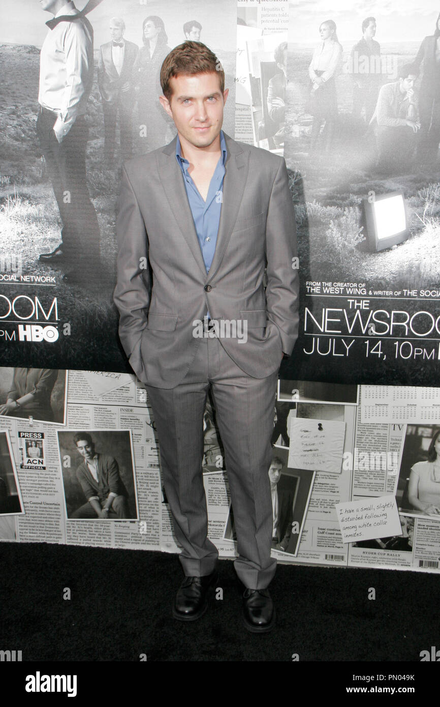 Joel Johnstone 07/10/2013 "The Newsroom" Season 2 Premiere held at the ...