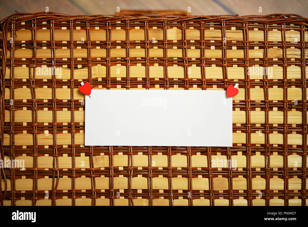 white sheet paper love notes and heart shape Stock Photo - Alamy