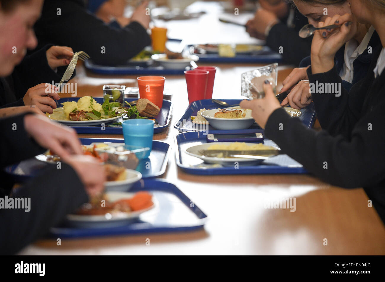 Canteen dinner hi-res stock photography and images - Alamy