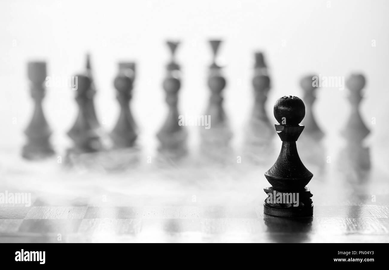 chess piece pawn on board Stock Photo - Alamy