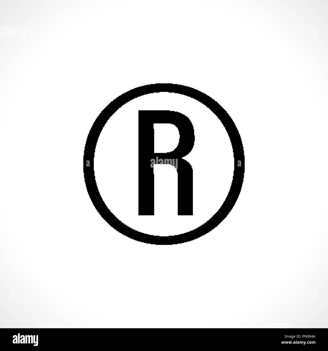 All Rights Reserved Symbol R