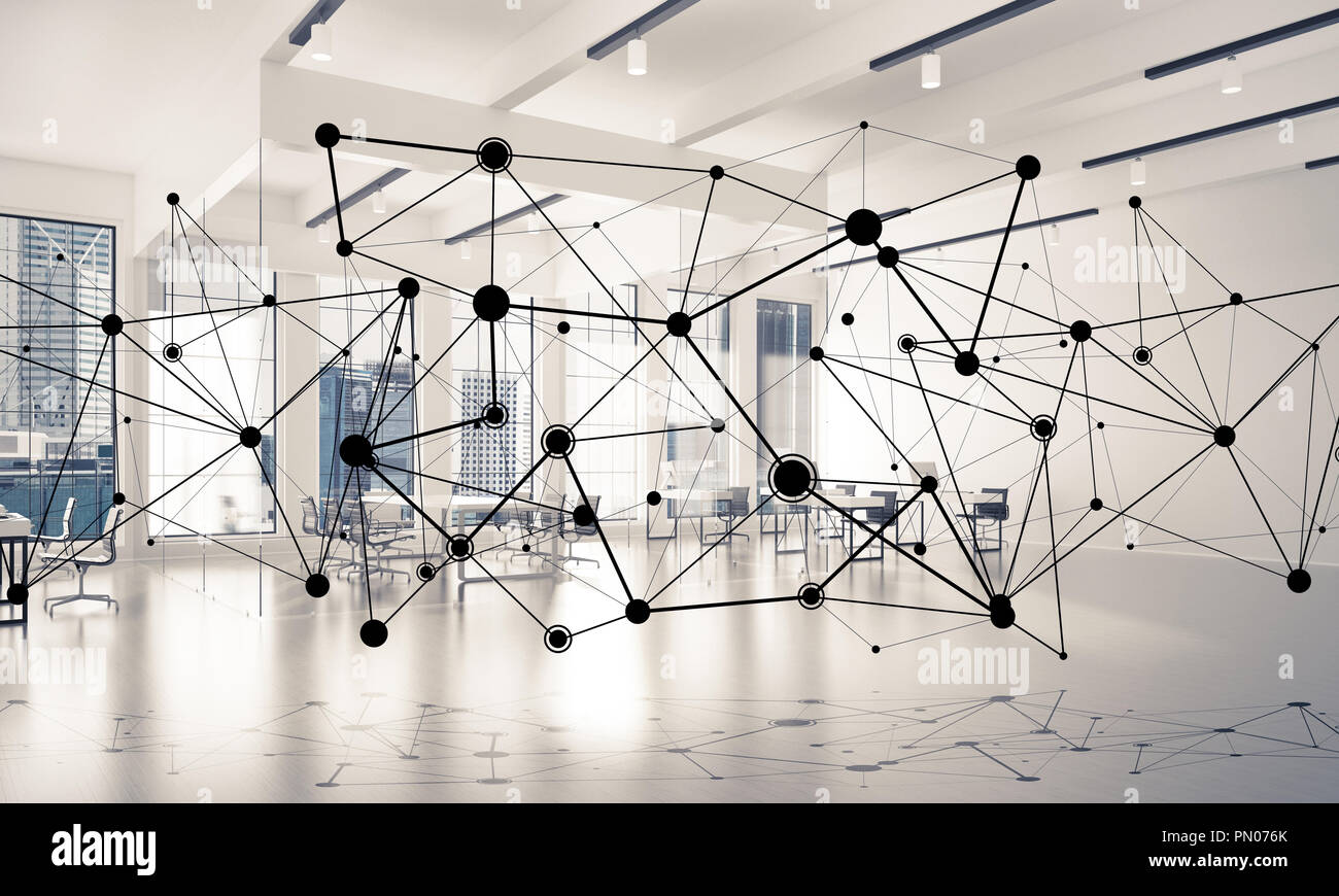 Networking and wireless connection as concept for effective mode Stock ...