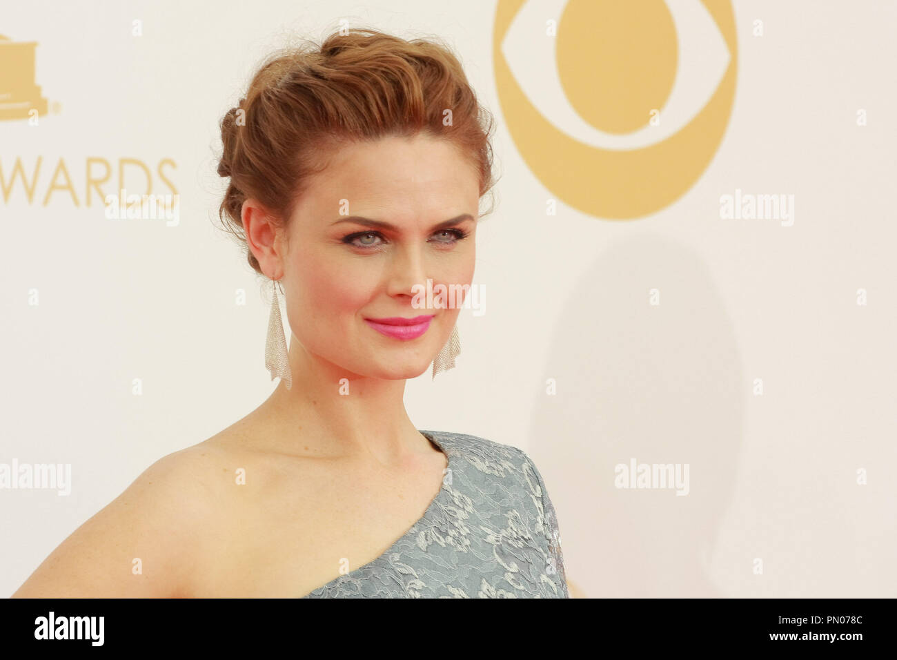 Emily Deschanel at the 65th Primetime Emmy Awards held at the Nokia ...