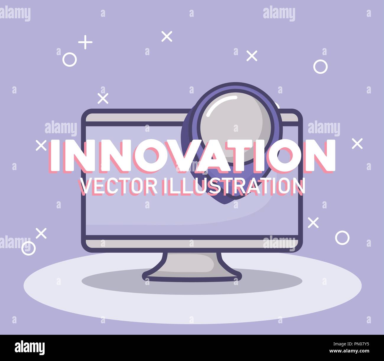 computer navigation pointer innovation technology vector illustration ...