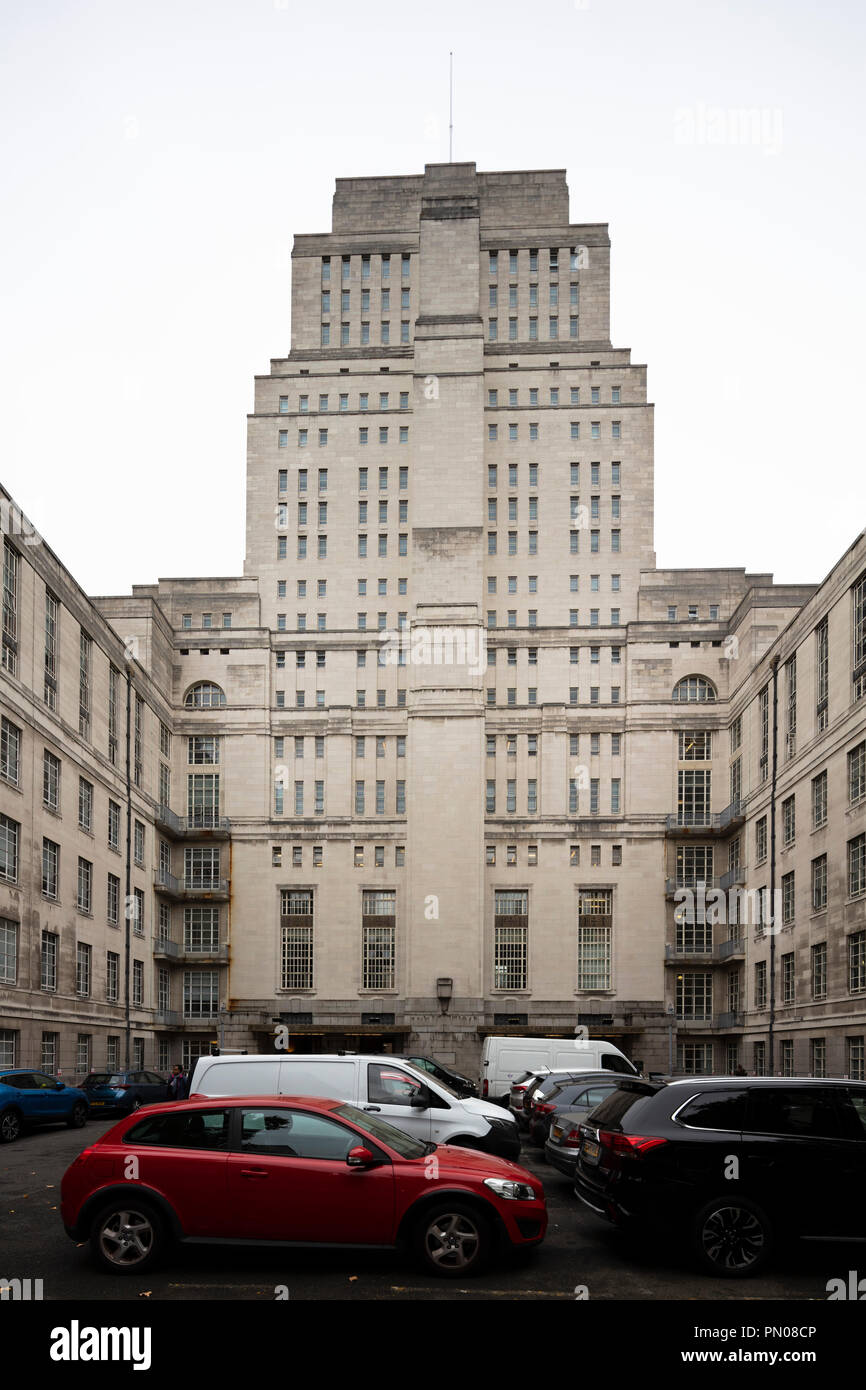 exterior of Senate House, the administrative centre of the University ...