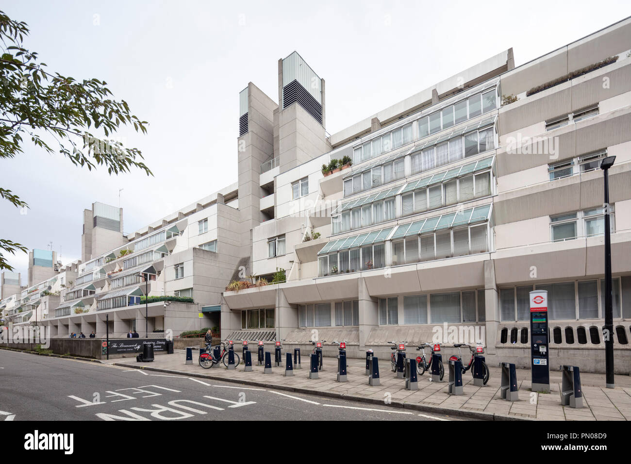 The Brunswick grade II listed residential and shopping centre in ...