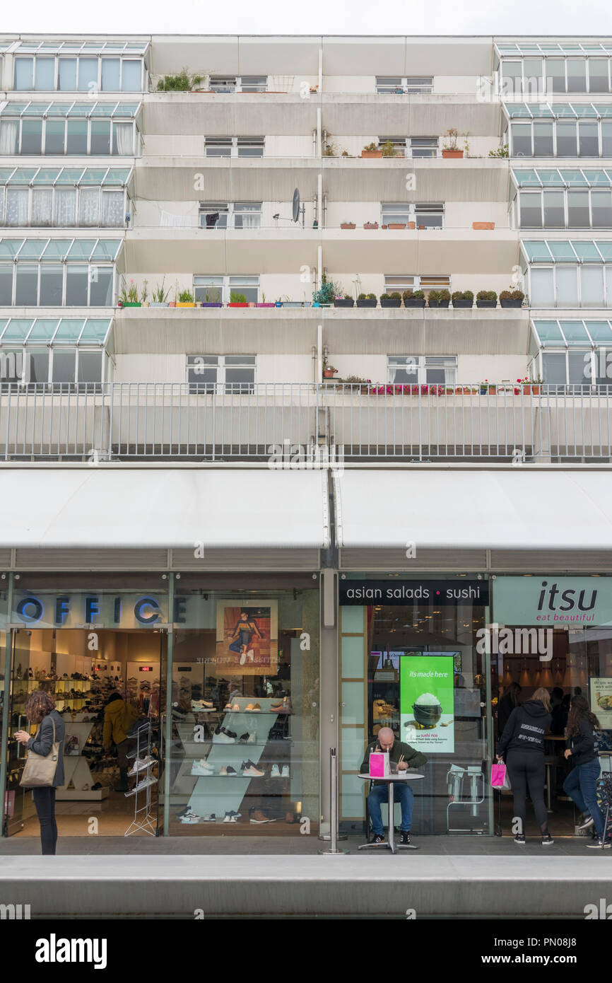 The Brunswick grade II listed residential and shopping centre in ...