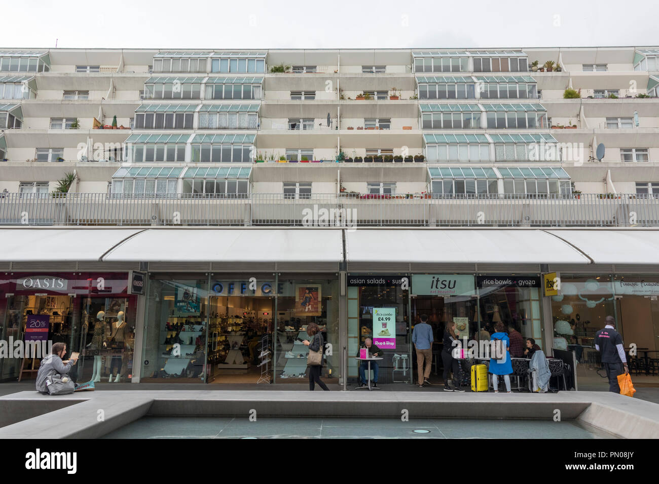 The Brunswick grade II listed residential and shopping centre in ...