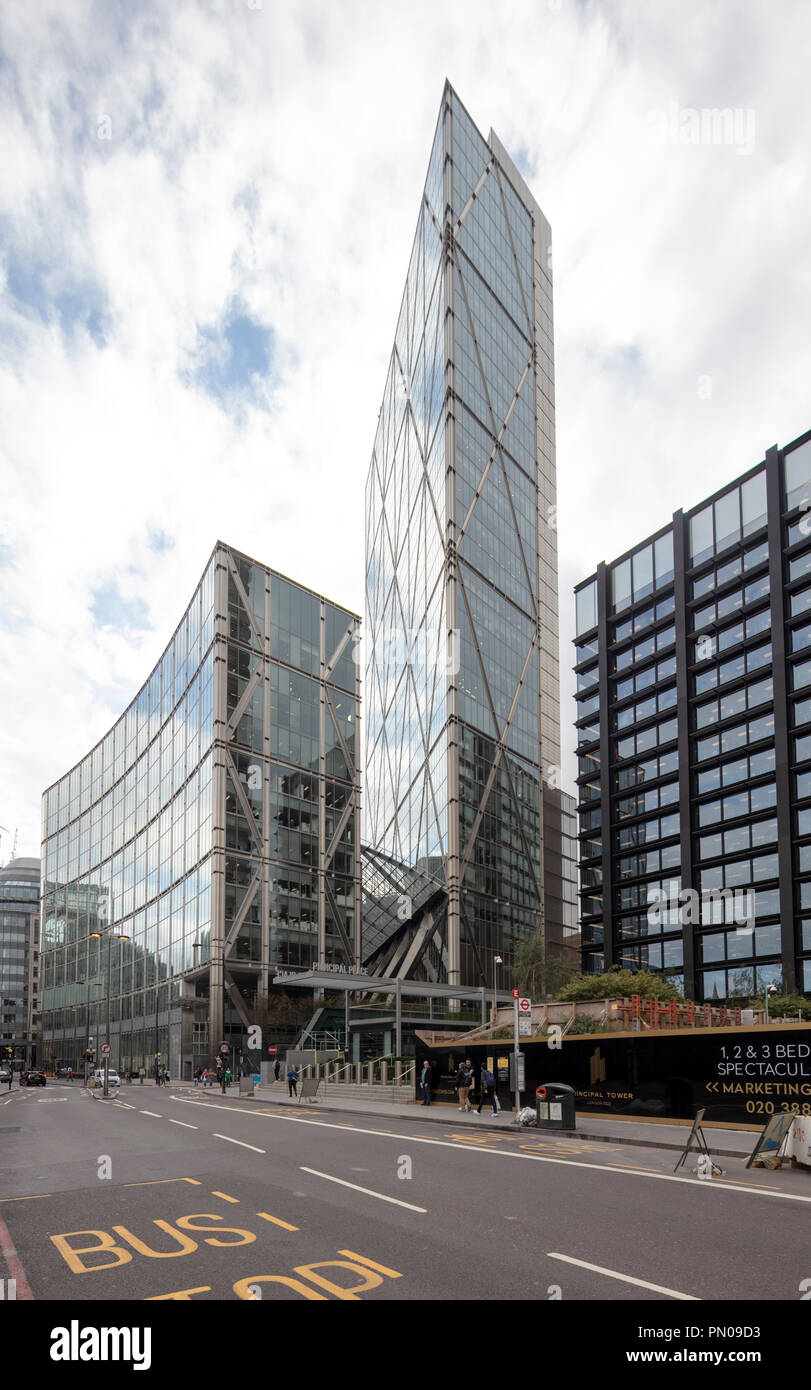 The Broadgate Tower, a skyscraper in London's main financial district ...